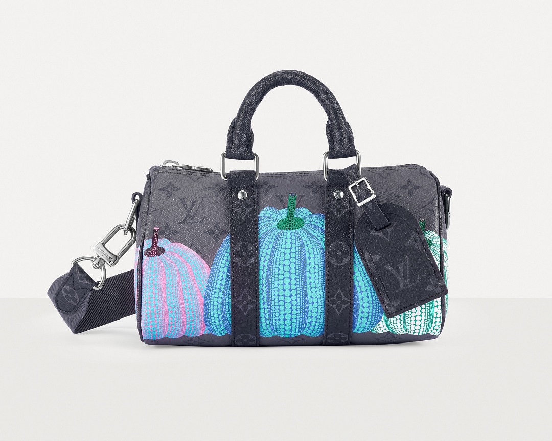 Lv发布2023新款路易威登 X 草间弥生系列 Keepall 25 手袋！ 米兰站