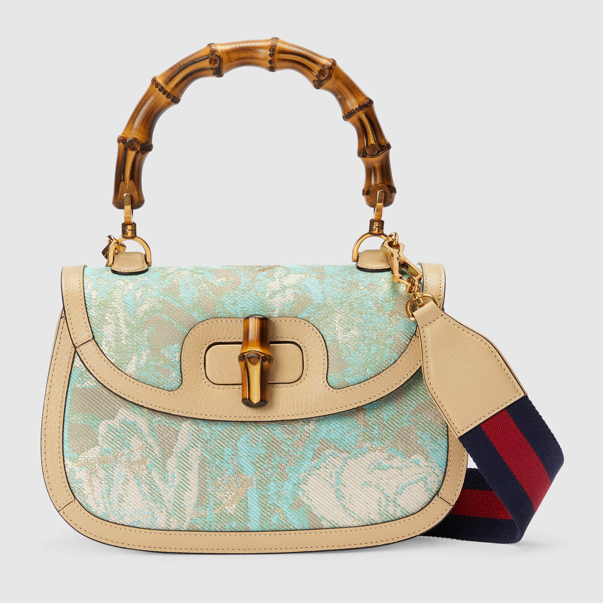 GUCCI古驰2023推出第二季日本限定京都传统织布技艺西阵织竹节包！ - 米兰站